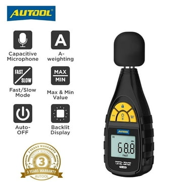 Decibel measuring device Digital sound level meter Decibel detector ...