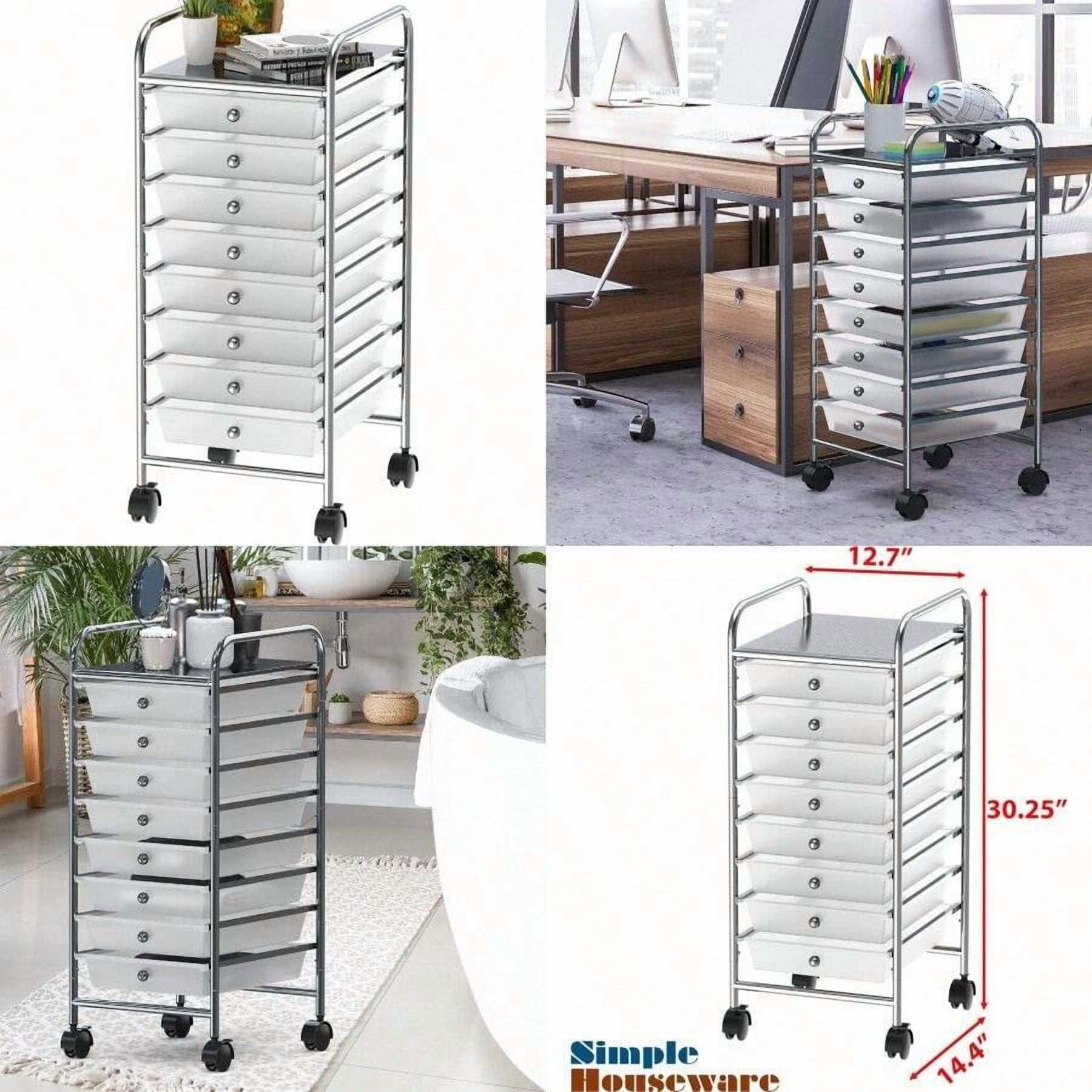 Click here for Na Na 8drawer Rolling Storage Utility Cart With Wh... prices