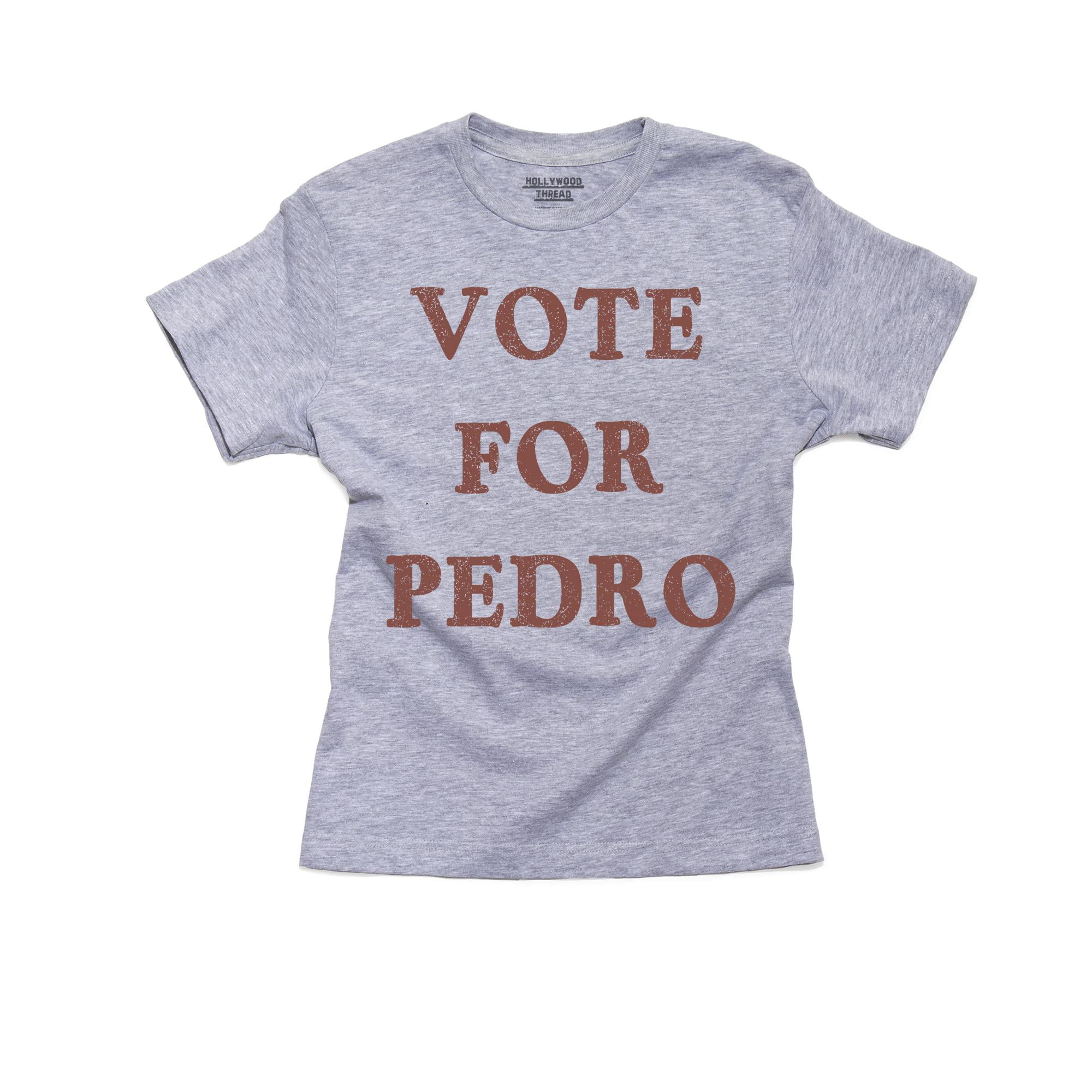 Vote For Pedro Girl's Cotton Youth Grey T-Shirt - Walmart.com