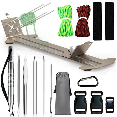 MSYMY Paracord Bracelet Jig Kit with Marlin Spike Paracord FID Set 6 ...