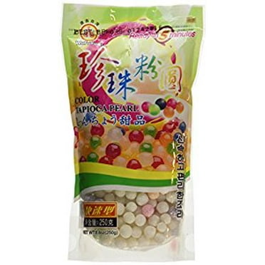 NineChef Bundle - WuFuYuan Tapioca Pearl Gluten Free for Gourmet Boba Bubble Tea 250g/8.8 oz ...