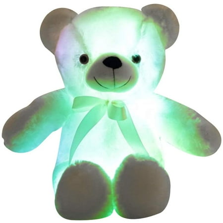 LED Light Up Stuffed Animal Teddy Bear Plush Sleep Toy LED Glow Stuffed ...