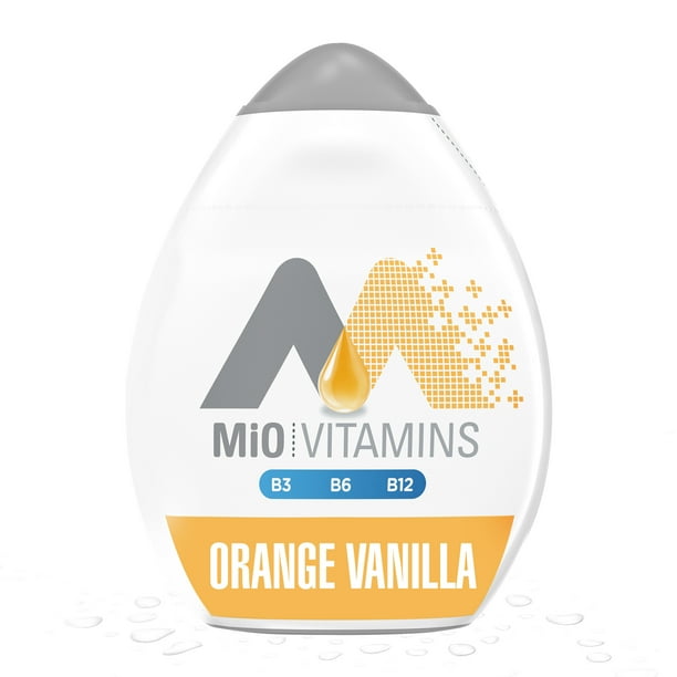 MiO Vitamins Orange Vanilla Naturally Flavored Liquid Water Enhancer, 1 ...