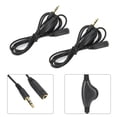2PCS 1m/3.3ft 3.5mm Audio Extension Adapter Volume Control Cable for ...
