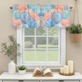 Curtain Valances for Kitchen Windows,Rod Pocket Short Valance ...