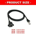 Easy Installation Cat6 Gigabit Ethernet Extension Cable Male To Female ...