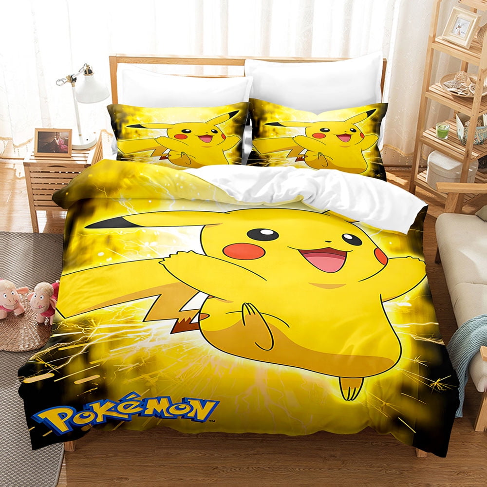 Click here for Unbranded Pokemon Cartoon Bedding Set - Comforter... prices