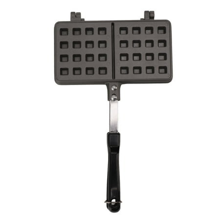 Waffle Pan, Thermal Conductivity Present Long Handle Simple Cleaning ...