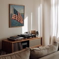 Affixzi Coastal American Flag Wall Art, Independence Day Patriotic ...