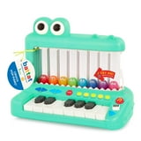 Battat Croco Pop Piano Toy Keyboard with Songs Sounds Lights, Baby and ...