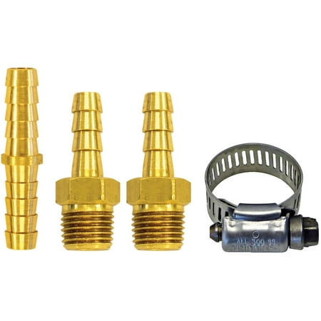 7 Piece 3/8 inch(s) ID x 1/4 inch(s) Male National Pipe Thread Hose ...