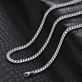 Invicta Jewelry Men's Stainless Steel Curb Chain Necklace (6mm) - 24 ...