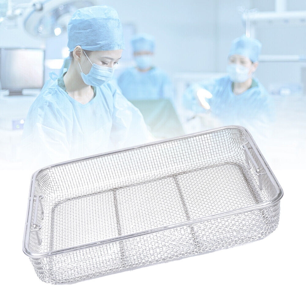 FETCOI Surgical Disinfecting Mesh Trays Medical Sterilizing Basket ...