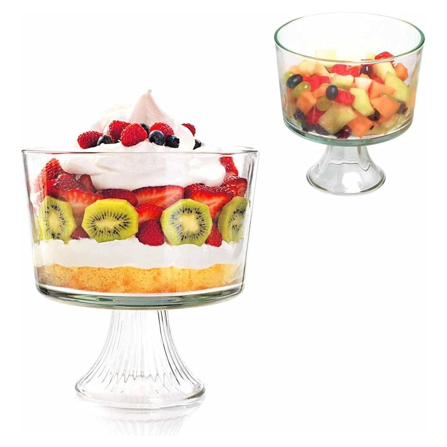 Anchor Hocking Presence Glass Large Trifle Bowl