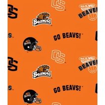 Oregon State Super Soft Collegiate Classic Fleece Allover Design-Sold ...