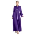 MSemis Women's Church Robe Stand Collar Clergy Dresses Long Sleeve ...