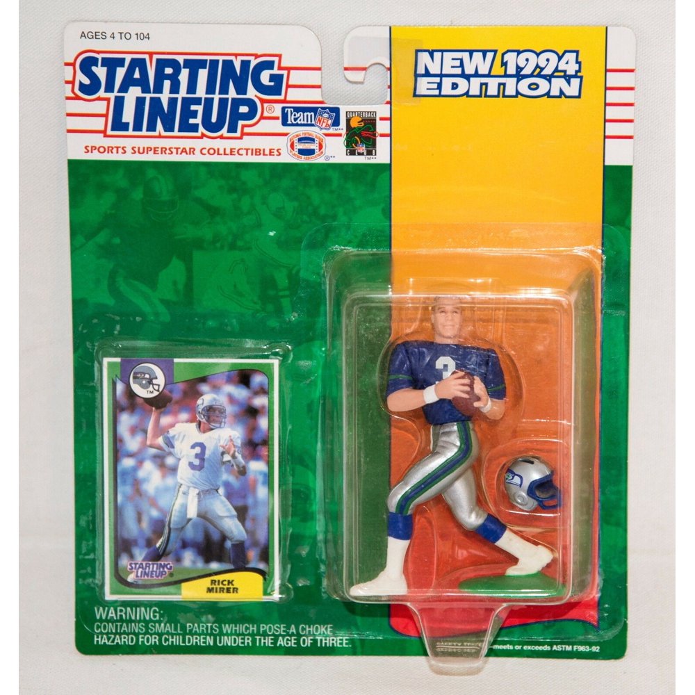 Football Starting Lineup 1994 Rick Mirer Collectible Figure - Walmart ...