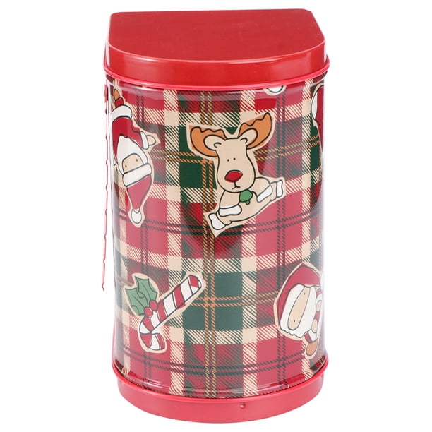 Christmas Theme Gift Box Mailbox Shape Creative Tinplate Post Box for ...