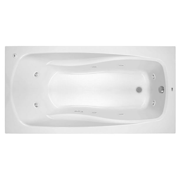 Proflo Pfwplusa7236 Lansford 72" X 36" Whirlpool Bathtub - White ...