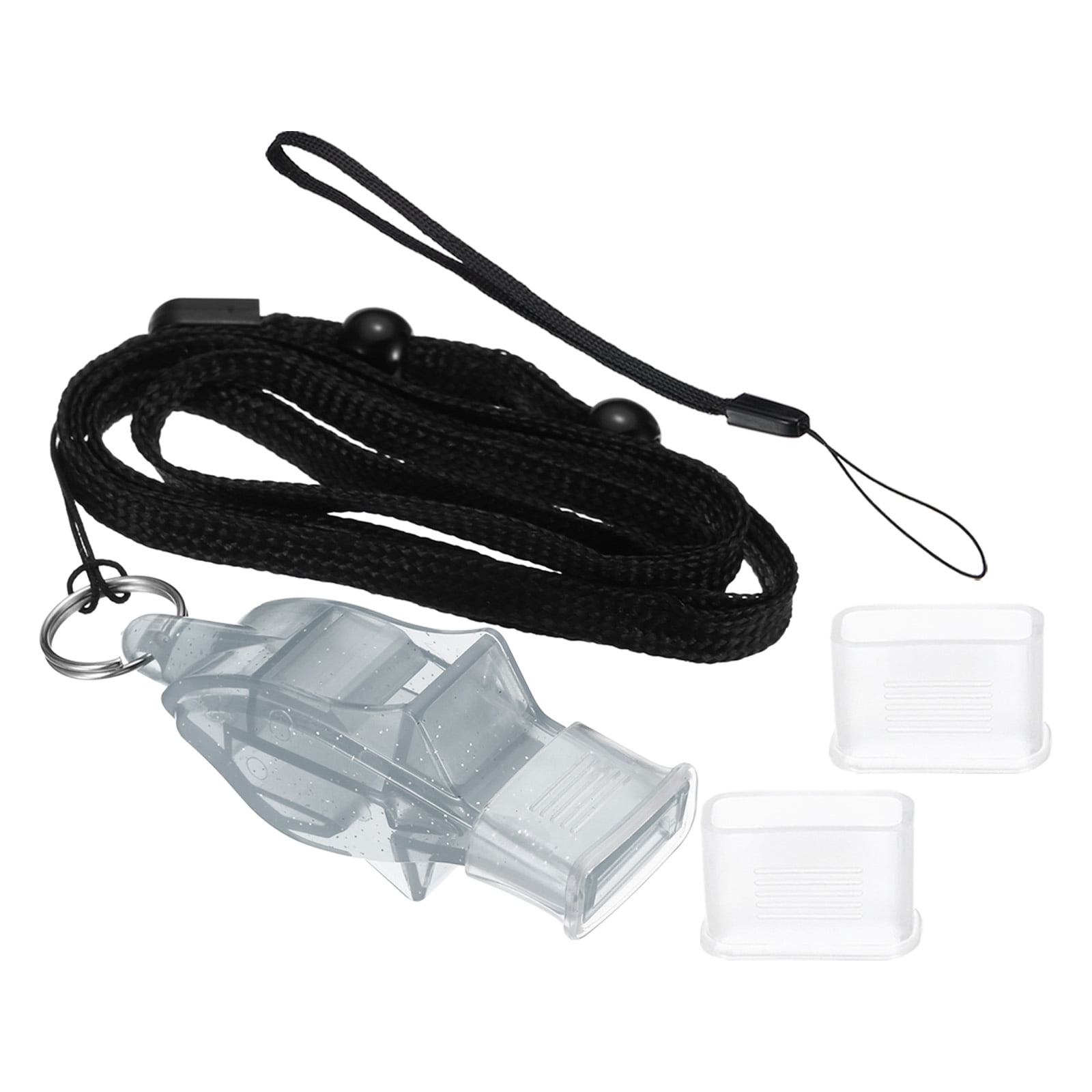 Uxcell Plastic Sports Whistle with Lanyard and Mouth Grip Super Loud ...