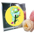 Qomolangma Bulk 7.8" x 7.8" Clock Sublimation Blanks Mirror Edge Glass ...