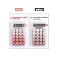 1pc Gradient Dopamine Calculator Round Mechanical Keyboard, 12-Digit ...