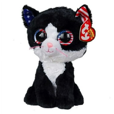 New TY Beanie Boos -Jinxy the Black Cat (Glitter Eyes) Small 6" Plush ...