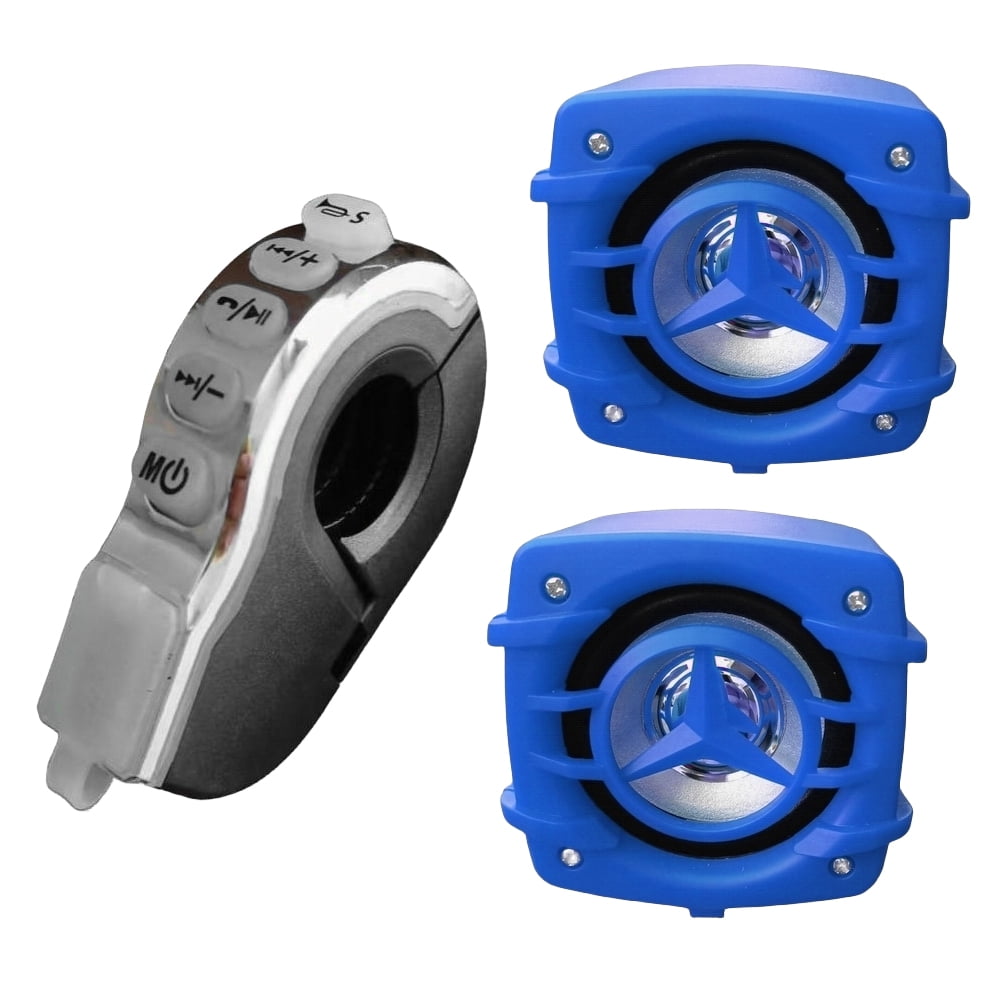 FLhrweasw Altavoz Bicicleta Eléctrica Con Tarjeta TF Y Sirena ...