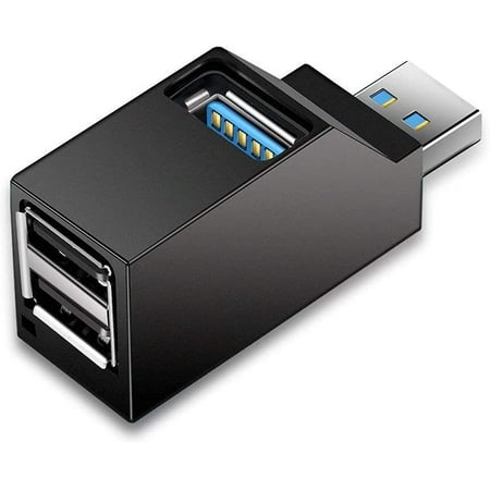 3 Port USB 3.0 Data Hub, Slim Multiport Expander for PC Laptop Flash ...