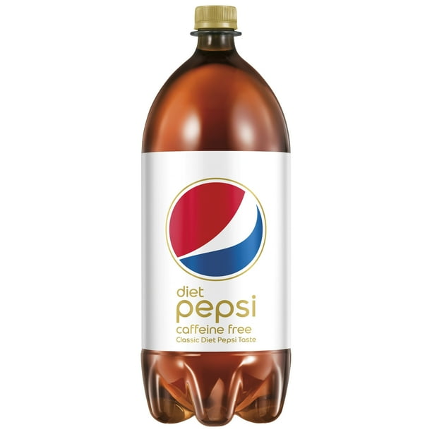Diet Pepsi Cola Caffeine Free Soda Pop, 2 Liter Bottle - Walmart.com