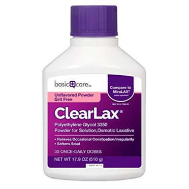 Good Sense Clearlax, 17.90 oz - Polyethylene Glycol Osmotic Laxative ...