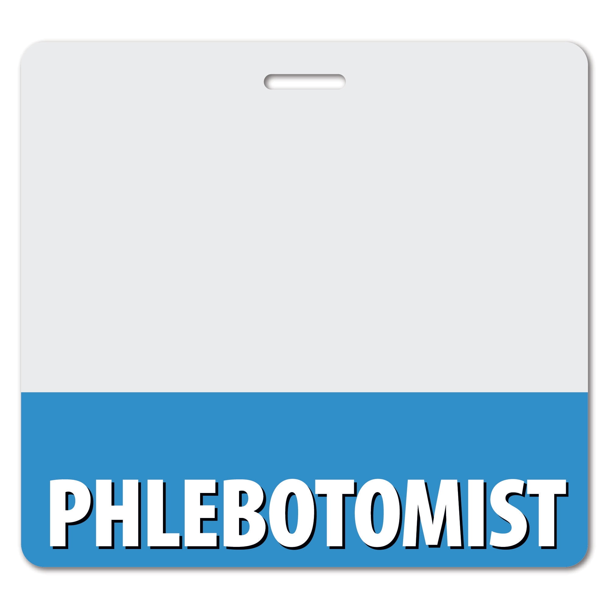PHLEBOTOMIST Heavy Duty Horizontal Blue (20 pack) - Spill & Tear Proof ...