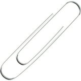 ACCO Large Size Jumbo Paper Clips, Smooth Finish, Silver, 100 Clips Per ...