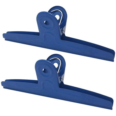 Extra Large Bulldog Clips 2 Pack 12 Inch Blue Huge Jumbo Stainless ...