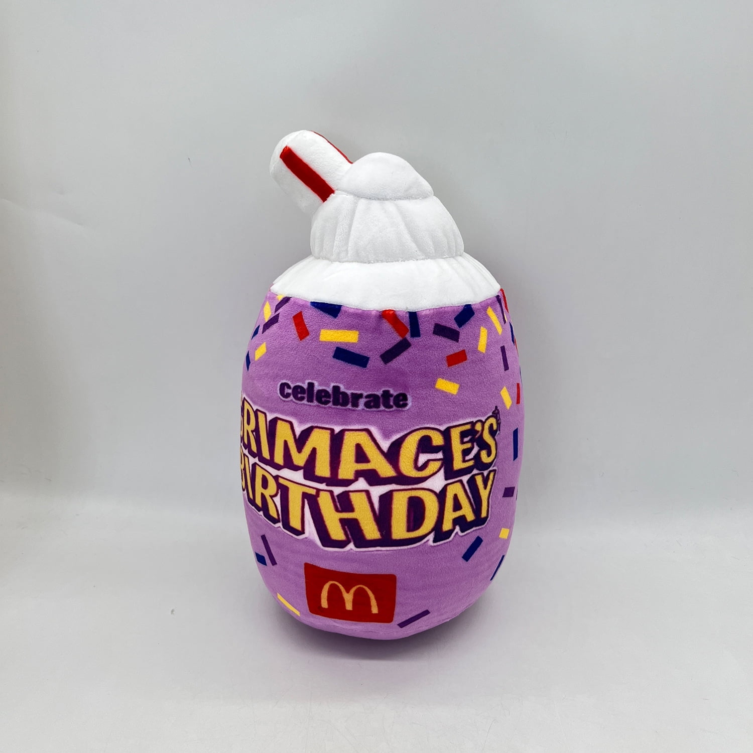 BILLCOS Grimace Shake Plush, 8.6 inch Grimace with a Yellow Hat Stuffed ...