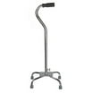 Quad cane, small base, chrome, 1 ea - Walmart.com