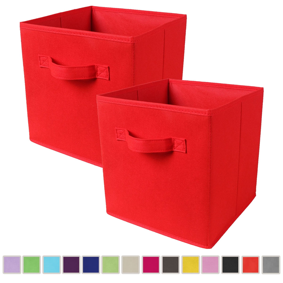 Click here for Yoytoo 2 Pack Collapsible Cube Fabric Storage Bins... prices