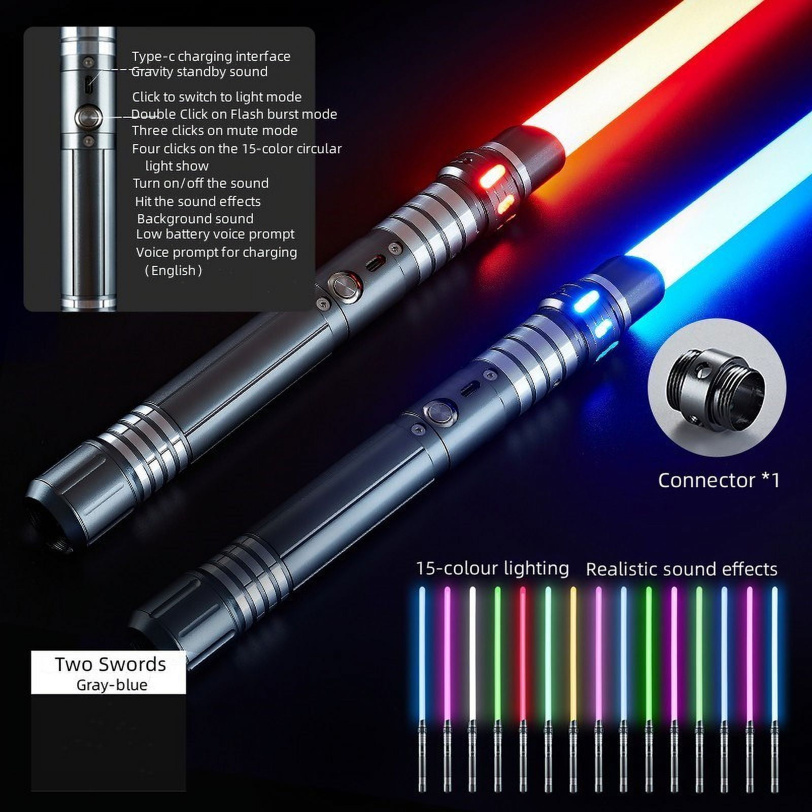 Click here for Grm Upgraded Version Gravity Sensing Light Saber 2... prices