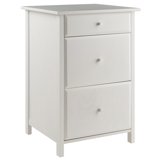 Winsome Wood Delta Home Office File Cabinet, White Finish - Walmart.com