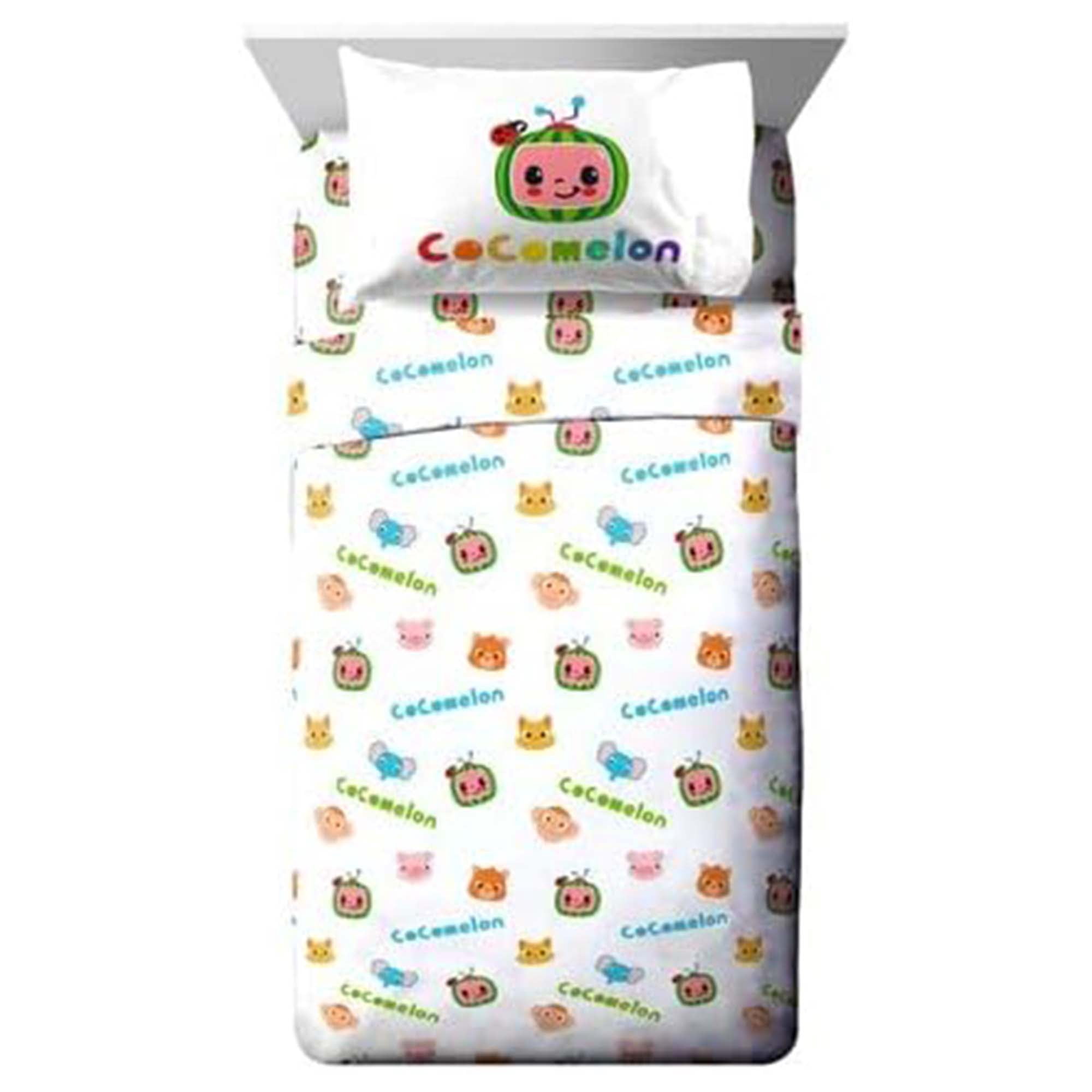 Click here for Jay Franco Cocomelon 3-Pcs Kids Twin Sheet Set - F... prices