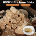 150Pcs Fire Starter - Natural Starters for Campfires,Fireplace, Pellet ...