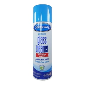 Sprayway Foaming Glass Cleaner, Ammonia-Free Aerosol, 19oz. Value Pack ...