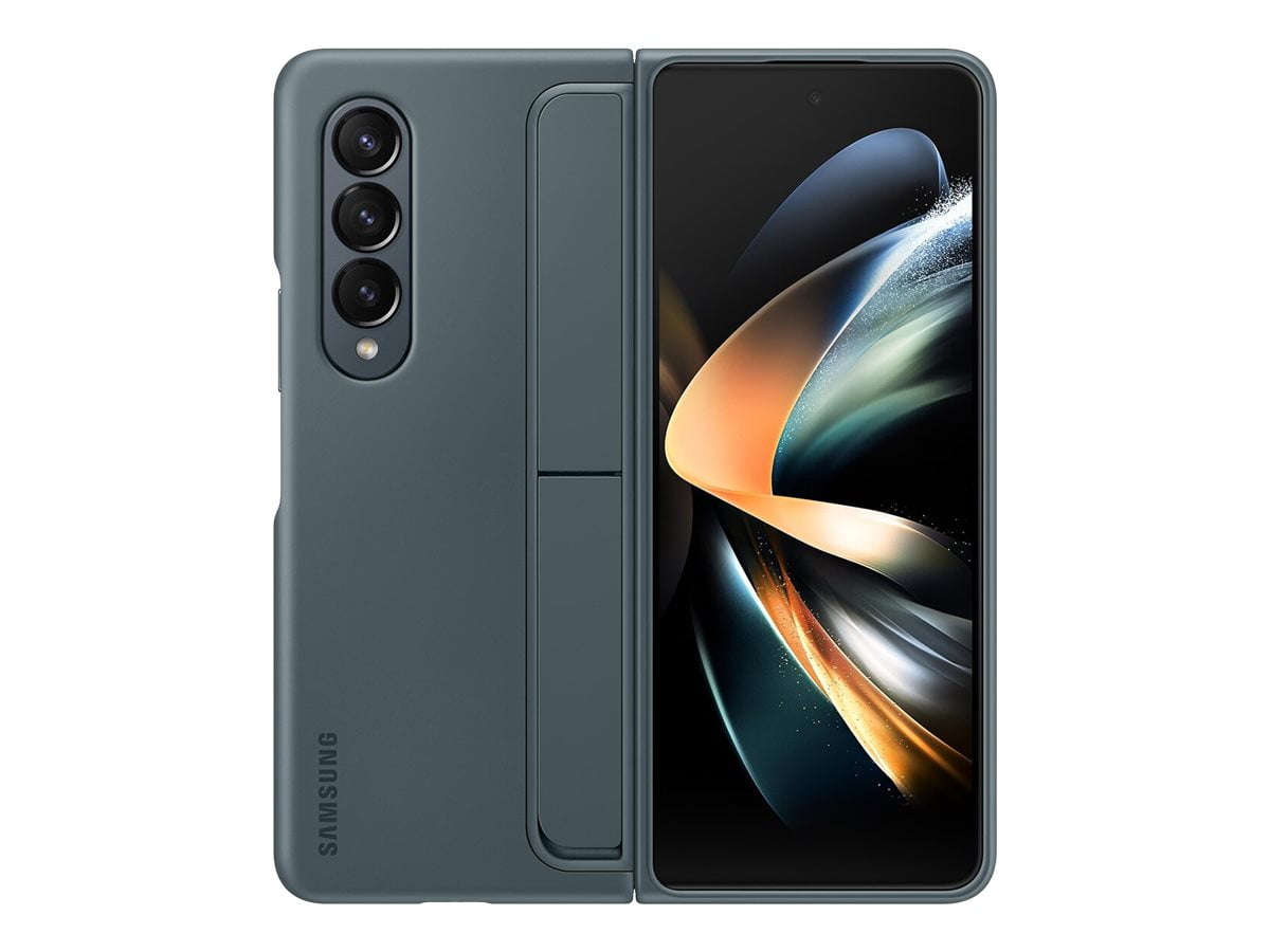 Samsung EF-OF93P - Flip cover for cell phone - graygreen - for Galaxy Z ...