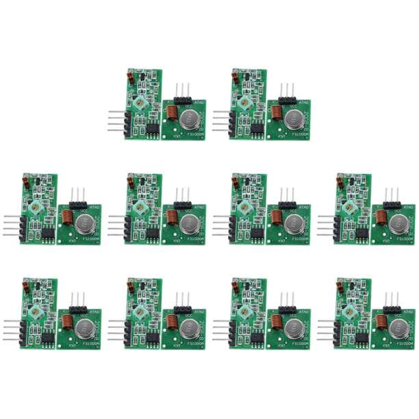 Módulo Receptor Transmisor RF 315 Mhz Remoto Inalámbrico para | Bodega ...