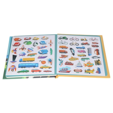 Stickers Book, Transportation Theme Play Stickers Book Learning For ...