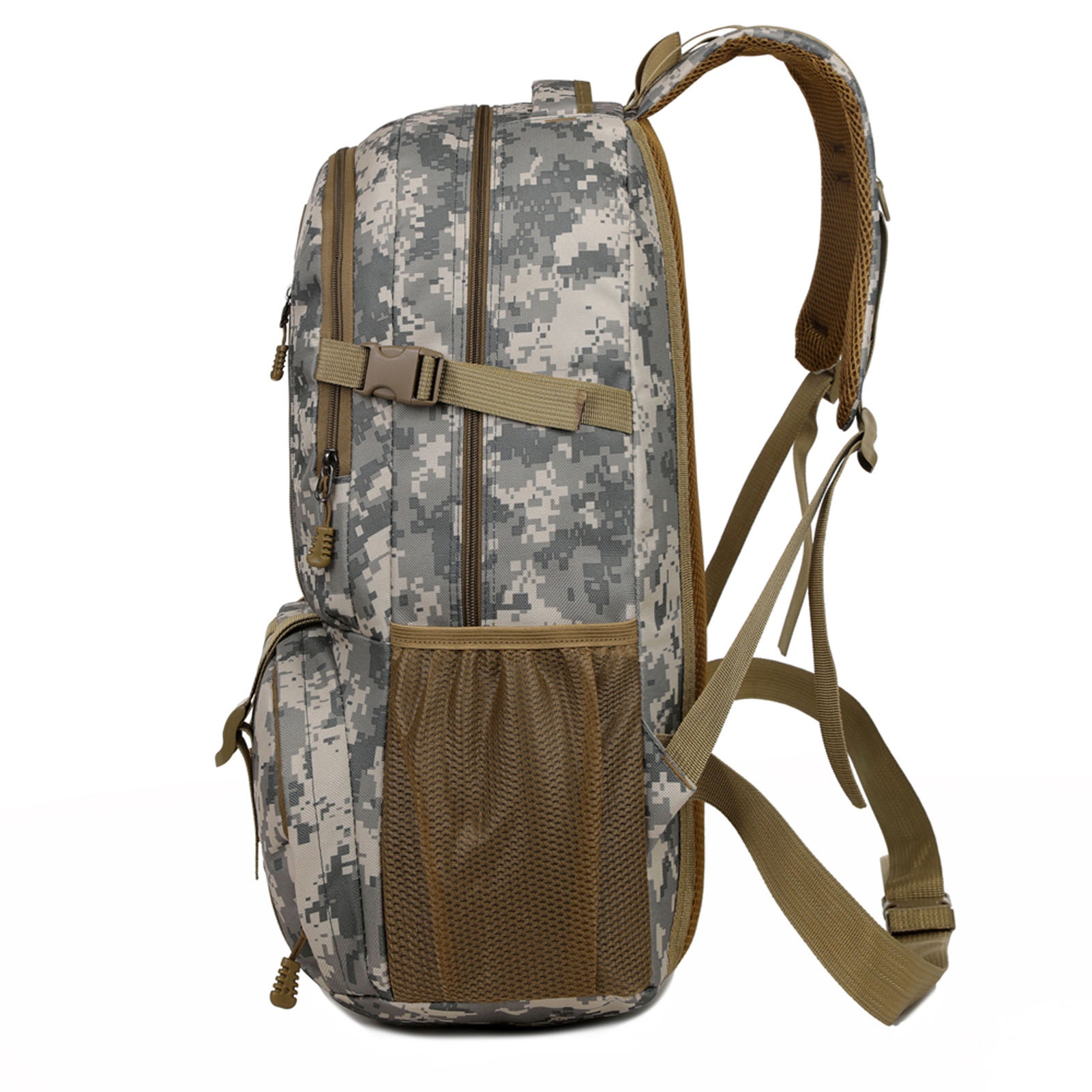 Hiking Backpack, Water Resist Camo Pack with Airflow Channels, Fit for ...