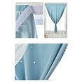 EDHITNR Sheer Curtains, 39x59 Inch Light Filtering Window Panels ...