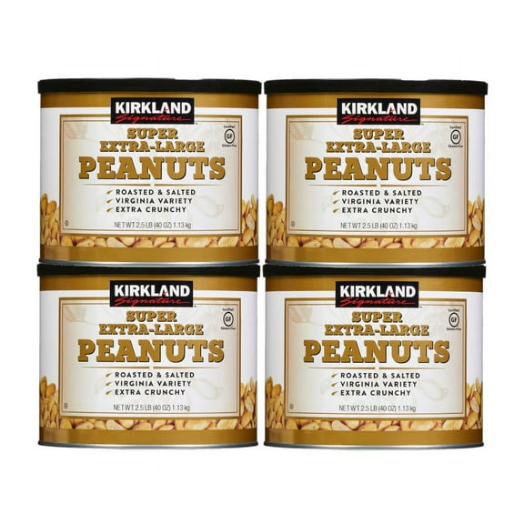 Assortit Kirkland Signature Super Extra-Large Peanuts, Crunchy, 2.5 lbs ...
