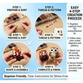 Tiny 3D Beaded Animal DIY Kit 4 Cute Farm Designs Beading Embroidery ...