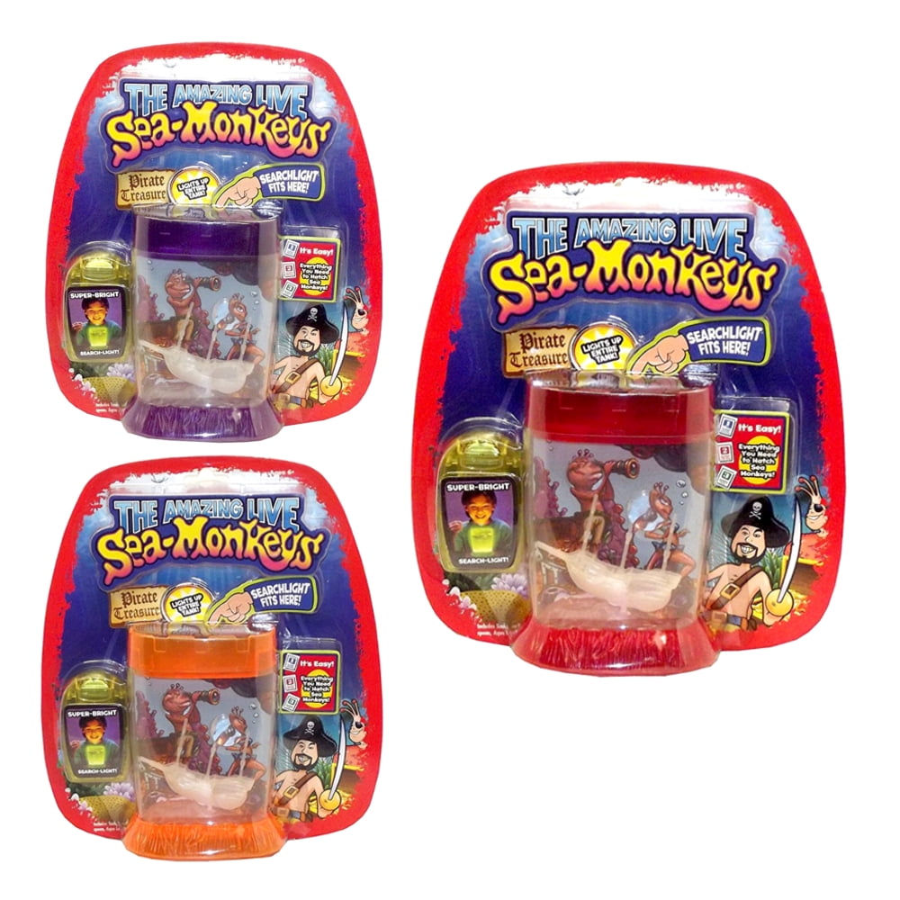The Amazing Live Sea-Monkeys Pirate Treasure Tank, Assorted, 1 count ...